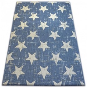 Kusový koberec Stars modrý 200x290cm