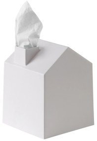 Umbra - Plastový zásobník na kapesníky Casa - bílá - 17x13x13 cm