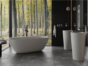 Mexen Como volně stojící vana z konglomerátu 150 x 82 cm, beton mat - 57311508261