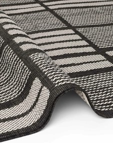 Ted Baker, Kusový koberec Ted Baker Haringey 106381 Black White, 200x300, černobílá, chodba / předsíň