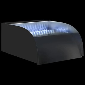 Vodopád s LED 30 x 34 x 14 cm nerezová ocel 304 148874