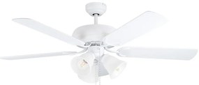 Eglo 35076 - Stropní ventilátor LAS PALMAS 3xE27/40W/230V bílá
