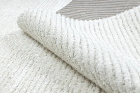 Dywany Łuszczów, Kusový koberec Mode 00052 geometric cream, 80x150, bílá, chodba / předsíň