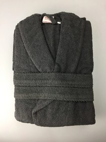 Froté unisex župan tmavě šedý TiaHome - M