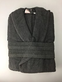 Froté unisex župan tmavě šedý TiaHome - XL