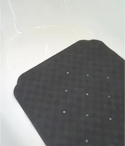 Spirella RUBY protiskluzová podložka do vany tmavě šedá / přírodní kau