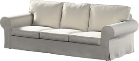 Potah na pohovku IKEA  Ektorp 3-místná, nerozkládací barva šedá látka sametová