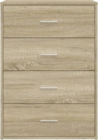 Příborníky 2 ks dub sonoma 60 x 31 x 84 cm kompozitní dřevo 3276583