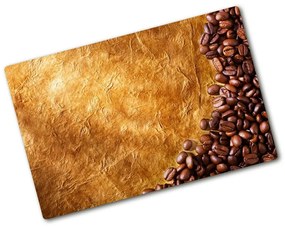 Wallmuralia Deska na krájení tvrzená Zrnka kávy 80x52 cm