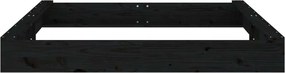 vidaXL Pískoviště se sedáky čtverec masivní dřevo douglasky [825041] Barva: Bílá borovice