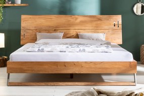 Masivní akáciová postel Siren, 180x200 cm