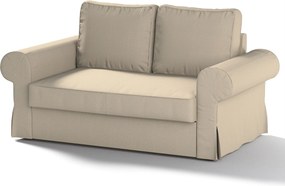 Potah na pohovku IKEA Backabro 2-místná, rozkládací barva béžová látka pletený vzor