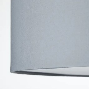 Brilliant 93522/22  Stropní lustr ANDRIA světle šedá textilie, průměr 60cm