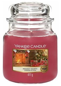 Vonná svíčka Yankee Candle Holiday Hearth, doba hoření 65 h