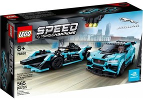 Lego stavebnice lego speed champions 76898 formula e panasonic jaguar racing gen2 car & jaguar i-pace etrophy