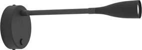 Eglo 901818 - LED Flexibilní nástěnná lampa OLIVANDINO LED/3,8W/230V černá
