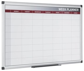 Bi-Office Týdenní plánovací tabule, magnetická, 600 x 450 mm