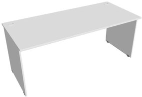 Stůl pracovní rovný 180 cm - Hobis Gate GS 1800 Dekor stolové desky: bílá, Dekor lamino podnože: bílá