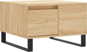 vidaXL Konferenční stolek 55 x 55 x 36,5 cm kompozitní dřevo [830767] Barva: bílá s vysokým leskem