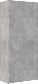 Skříň highboard betonově šedá 80x42,5x185 cm kompozitní dřevo 3281437