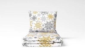 TOP Bavlněné povlečení WINTER COLLECTION 140x200+70x90 Magic white