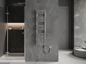 Mexen Eros, elektrické topné těleso 1200x300 mm + topná tyč 300 W, chromová, W112-1200-318-2300-01