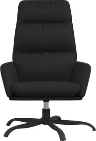 Relaxační křeslo černé umělá kůže 341141