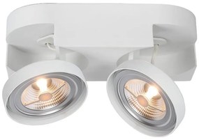 Lucide 22960/20/31 - LED Bodové svítidlo VERSUM AR111 2xG53/10W/230V bílá