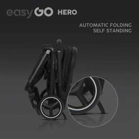 Sportovní kočárek EasyGo Hero Ebony Black