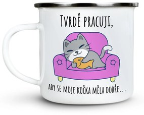 Ahome Plecháček Tvrdě pracuji. Barevná kočka 300 ml