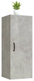 Petromila Závěsná skříňka betonově šedá 34,5x34x90 cm kompozitní dřevo