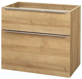 Mereo Mereo, Mailo, koupelnová skříňka 81 cm, chrom madlo, CN521S
