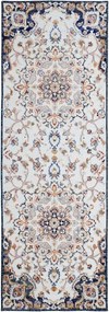 Flair Rugs, Běhoun Plaza Mabel Navy – na ven i na doma, 80x230, vícebarevná, chodba / předsíň