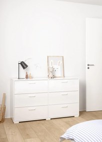 FALCO Komoda Selina 702 bílý lesk