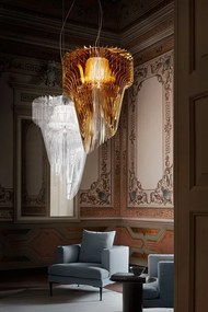 SLAMP: ARIA, závěsné svítidlo SLAMP by Zaha Hadid Barva: Zlatá, Velikost: L