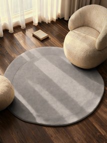 Villeroy & Boch Kusový koberec Kivi 106287 Grey, 160x160 (průměr) kruh, šedá, ložnice