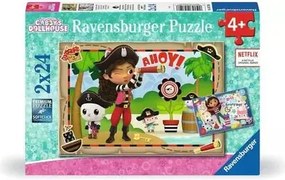 Ravensburger Gabby's Dollhouse - 2x24 dílků / od 4 let