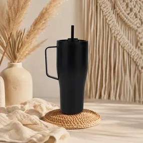 Vinga Eos černá / Termohrnek / recyklovaná nerezová ocel / 800 ml
