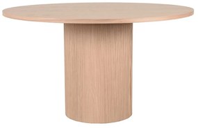 LABEL51 kulatý jídelní stůl OLIVA ø130 cm světlý ME-70.056