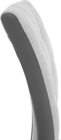 Jídelní židle, šedá / chrom, GERDA NEW