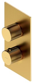 OMNIRES - Termostatická sprchovo-vanová baterie Contour - podomítková - zlatá