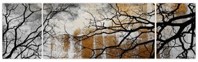 Obraz - Siluety stromů (170x50 cm)