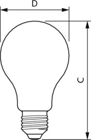 ZAR. LED CLASS 120W A67 E27 CW FR ND