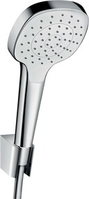 Hansgrohe Croma Select E - Set sprchové hlavice, držáku a hadice, EcoSmart, bílá/chrom 28095400
