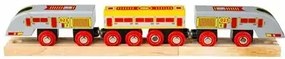 Bigjigs Rail Rychlík Eurostar + 3 koleje / od 3 let