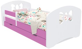 Dětská postel s úložným prostorem DESIGN 140x 70 cm L02 MAŠLE
