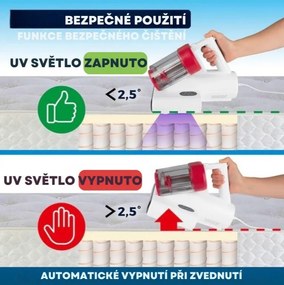 CleanMaxx Cyklónový sterilizační a dezinfekční vysavač s UV-C světlem DES-15061