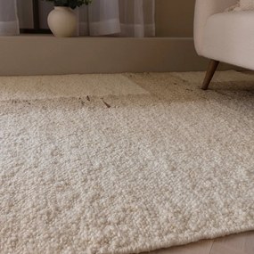 Béžový oboustranný/ručně tkaný vlněný koberec 120x170 cm Napa Tumbla – Asiatic Carpets