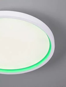 Moderní stropní svítidlo Chet RGB 39 s dálkovým ovládáním