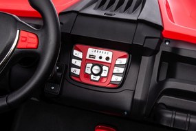 LEAN CARS Elektrické autíčko S618 červené 4x4